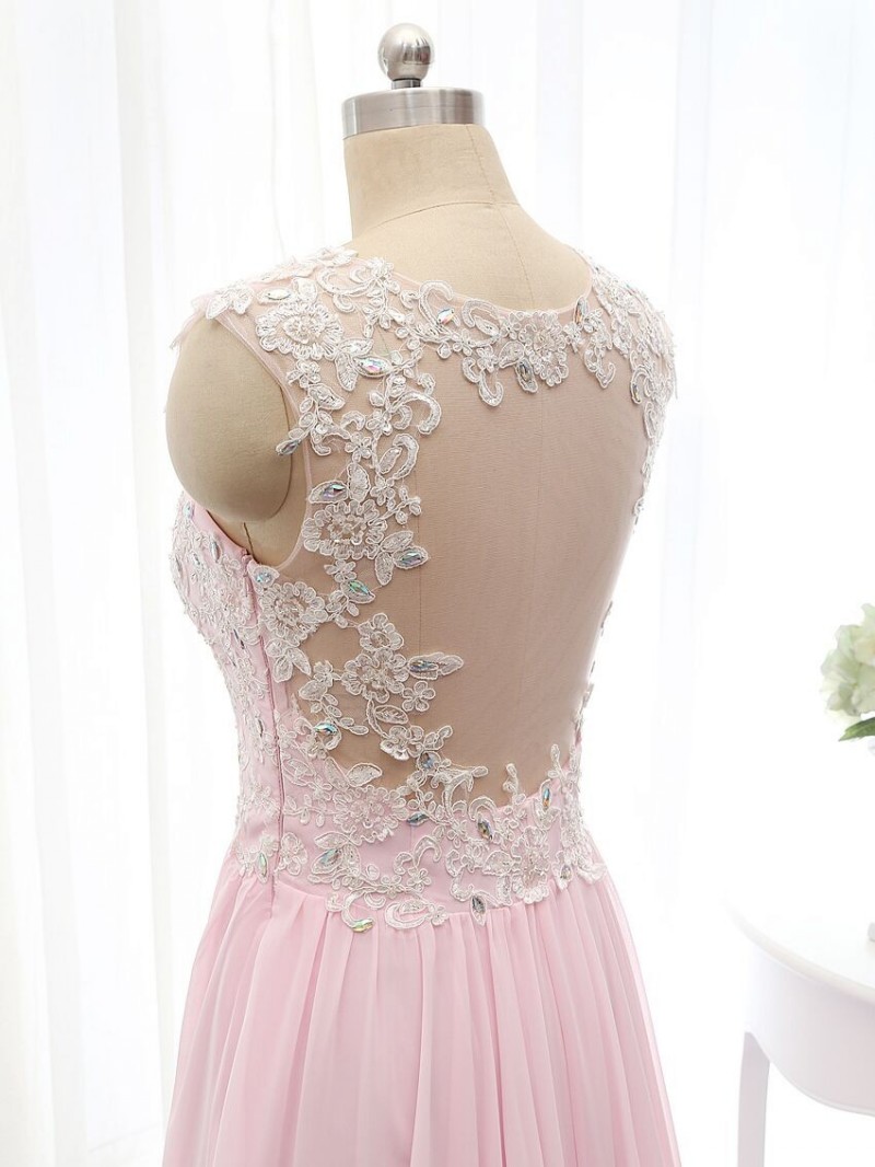 Pink Prom Dresses,backless Prom Dresses,long Elegant Prom Dresses ...